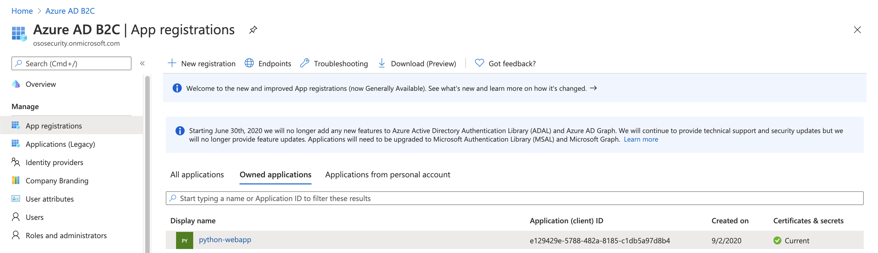 Adding RBAC to a Flask App with Azure Active Directory